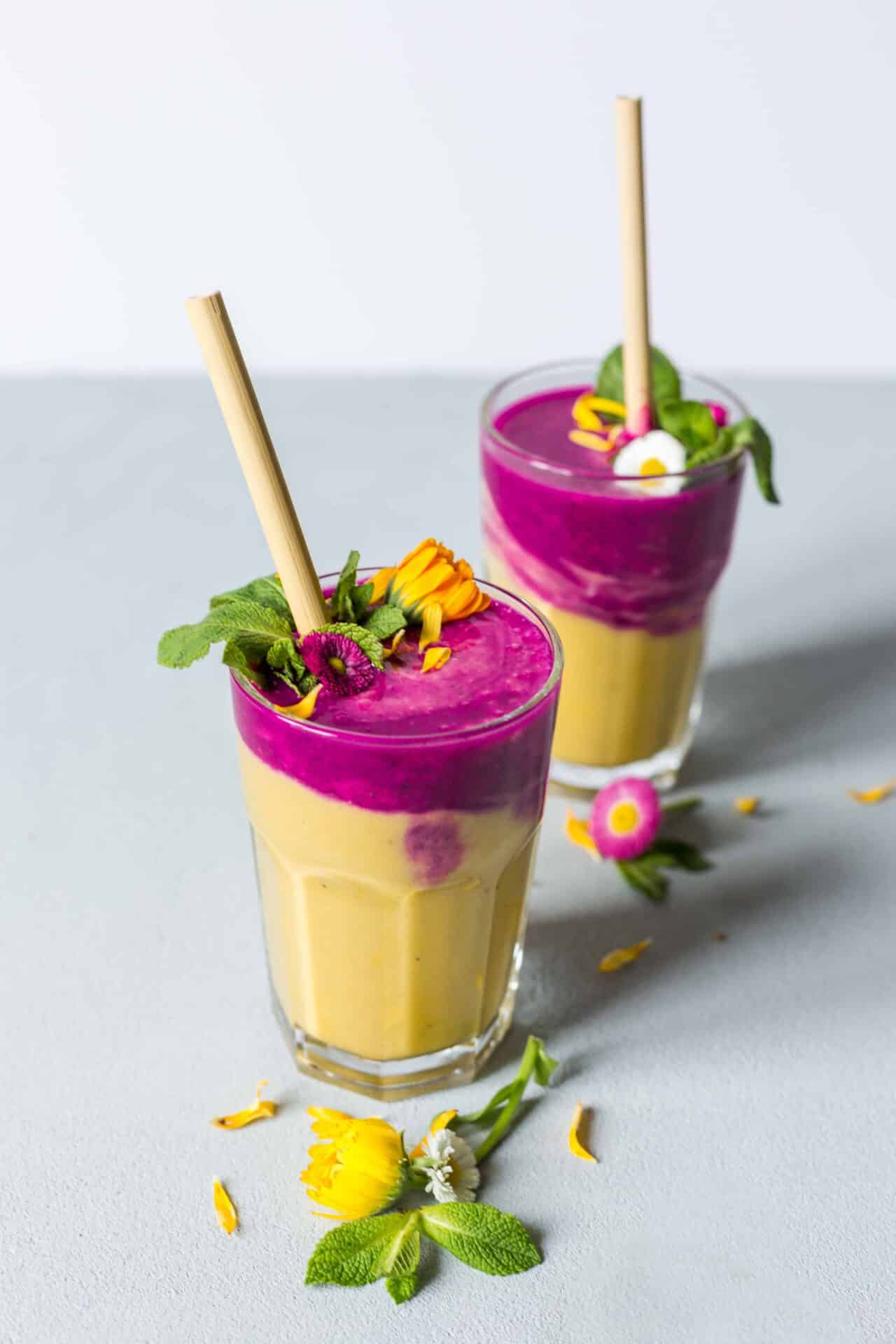 Bali Mango Dragon Fruit Smoothie - Early Brawd