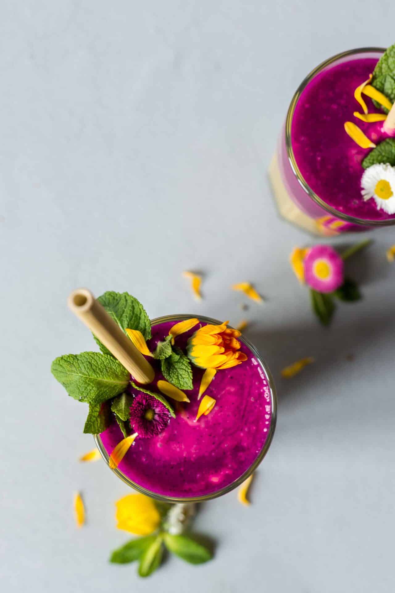 Bali Mango Dragon Fruit Smoothie - Early Brawd