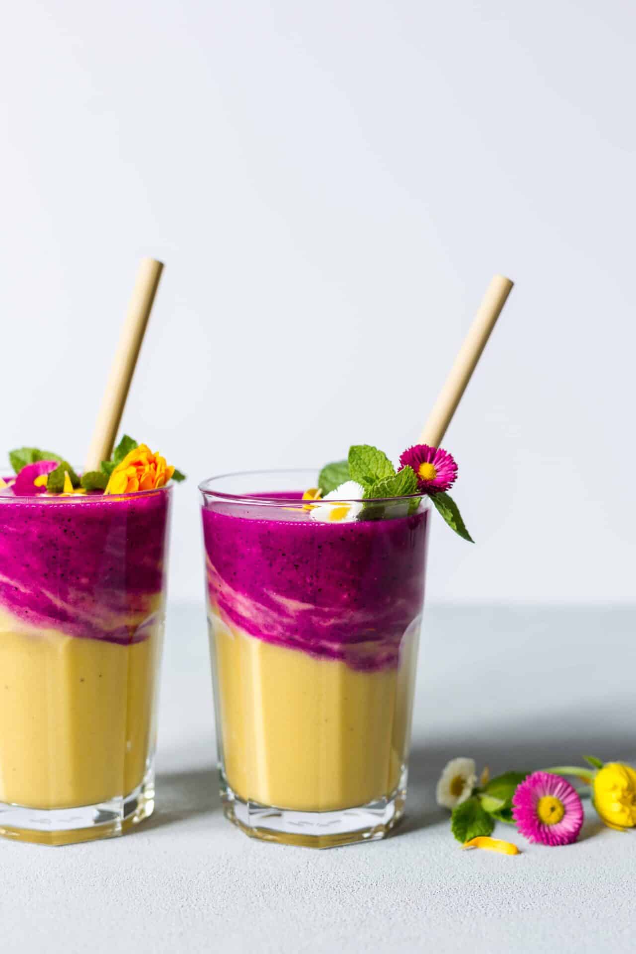 Bali Mango Dragon Fruit Smoothie - Early Brawd