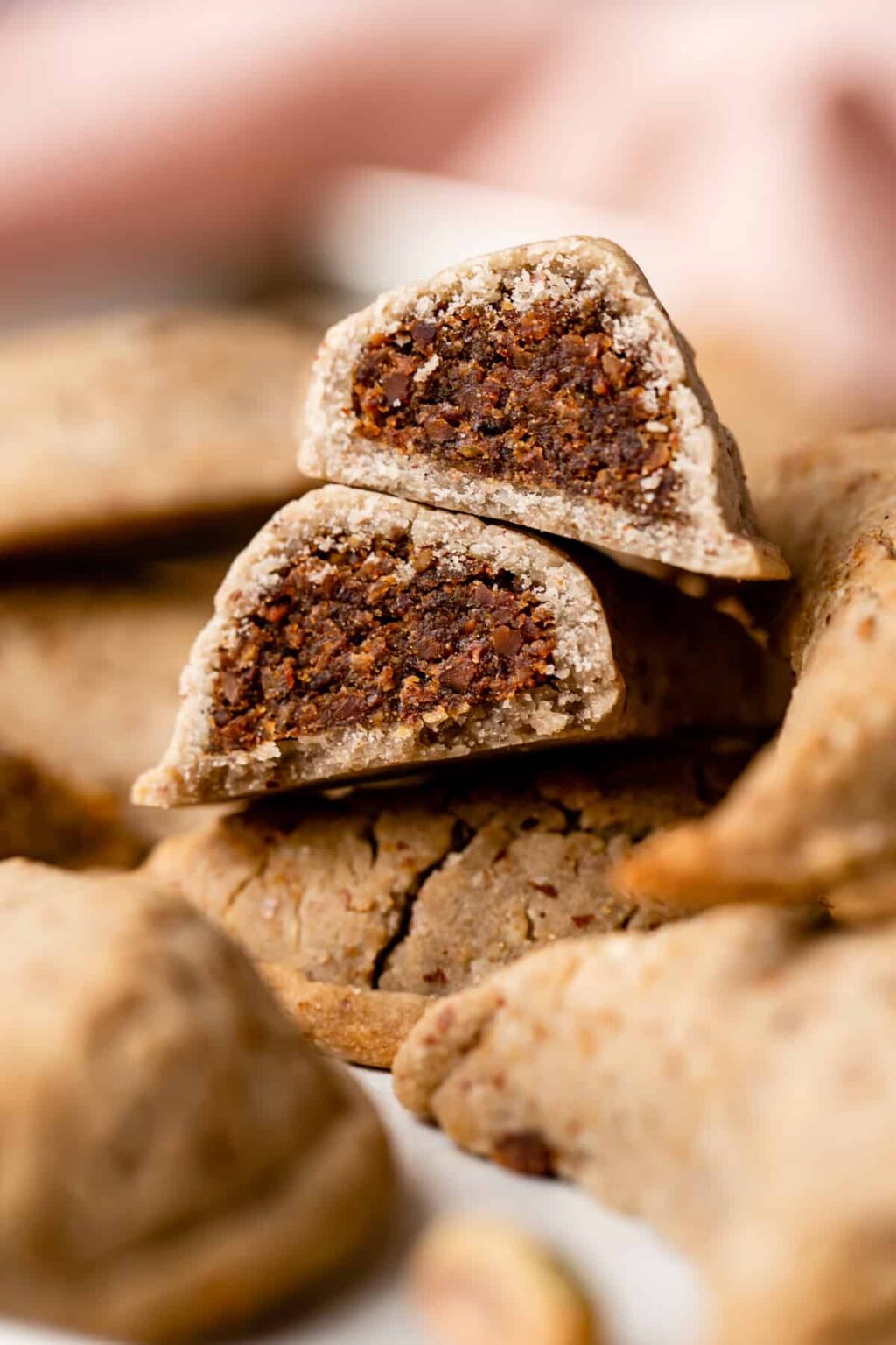 Gazelle Horns - Vegan Moroccan almond crescent cookies - Early Brawd