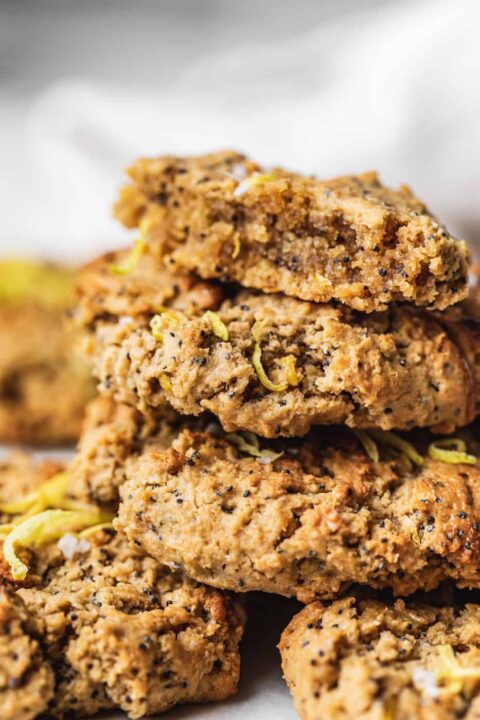 Chewy Lemon Poppy Seed Cookies - Early Brawd