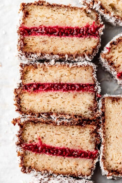 Easy Vegan Lamingtons - Early Brawd