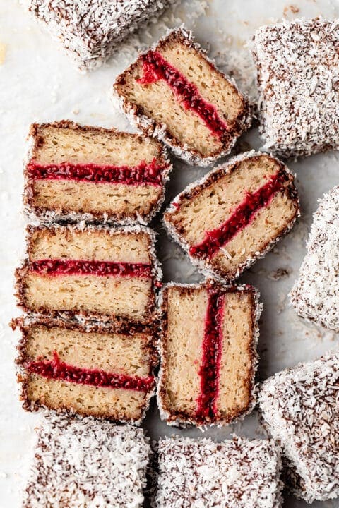 Easy Vegan Lamingtons - Early Brawd